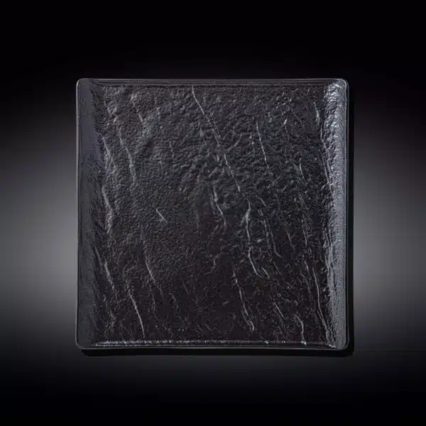 Black Square Plate 27 X 27 Cm | Tableware | WhitCo