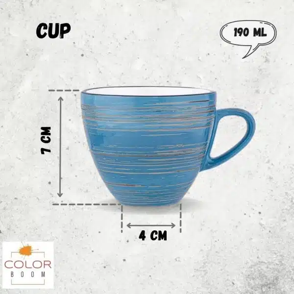 Blue Cup 190 Ml | Tableware | WhitCo