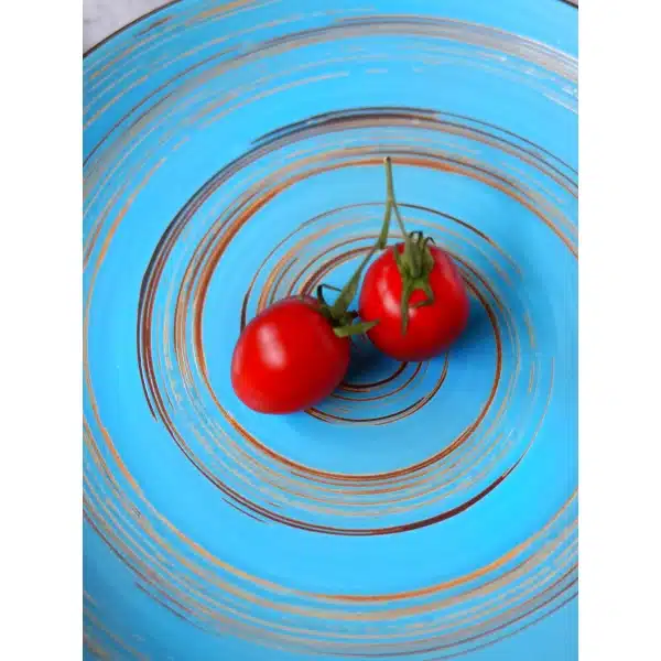 Blue Round Plate 20.5 Cm | Tableware | WhitCo