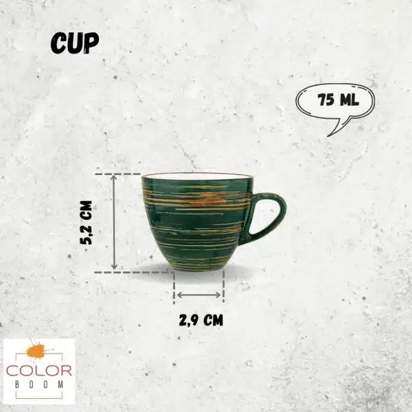 Green Cup 75 Ml | Tableware | WhitCo