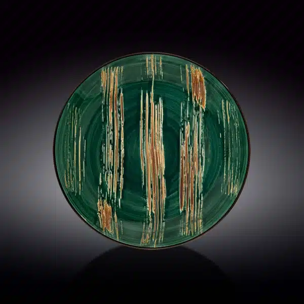 Green Round Plate 28 Cm | Tableware | WhitCo