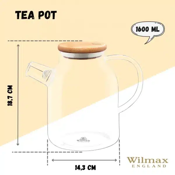 Tea Pot 1600 Ml | Tableware | WhitCo